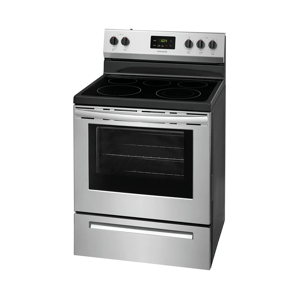 Frigidaire Cocina Eléctrica Vitroceramica de 30" 5 Quemadores Acero ...