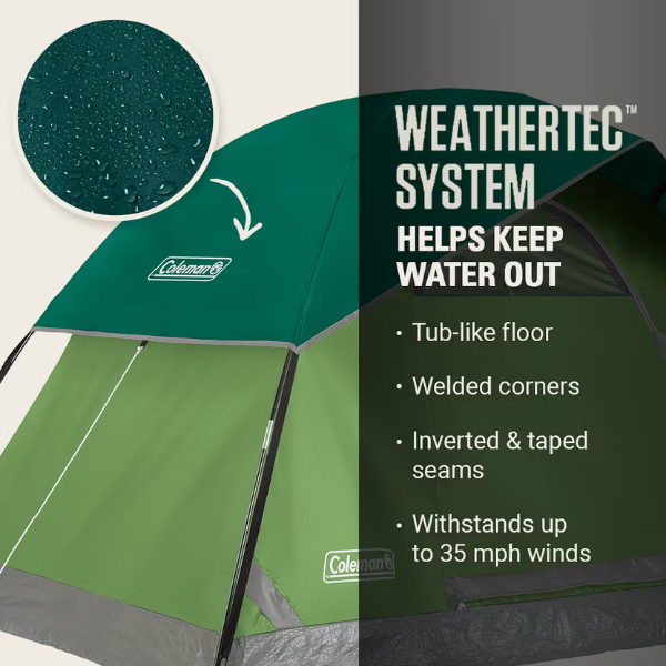 Tienda de campaña Coleman Sundome para 6 personas
